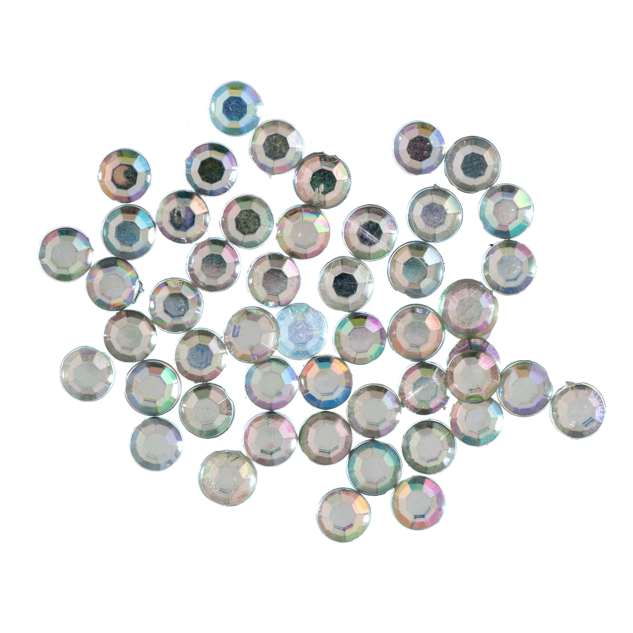 Trim: Individual Rhinestones: Iron-On: Flat: Crystal: 4mm: 5 Packs of ...
