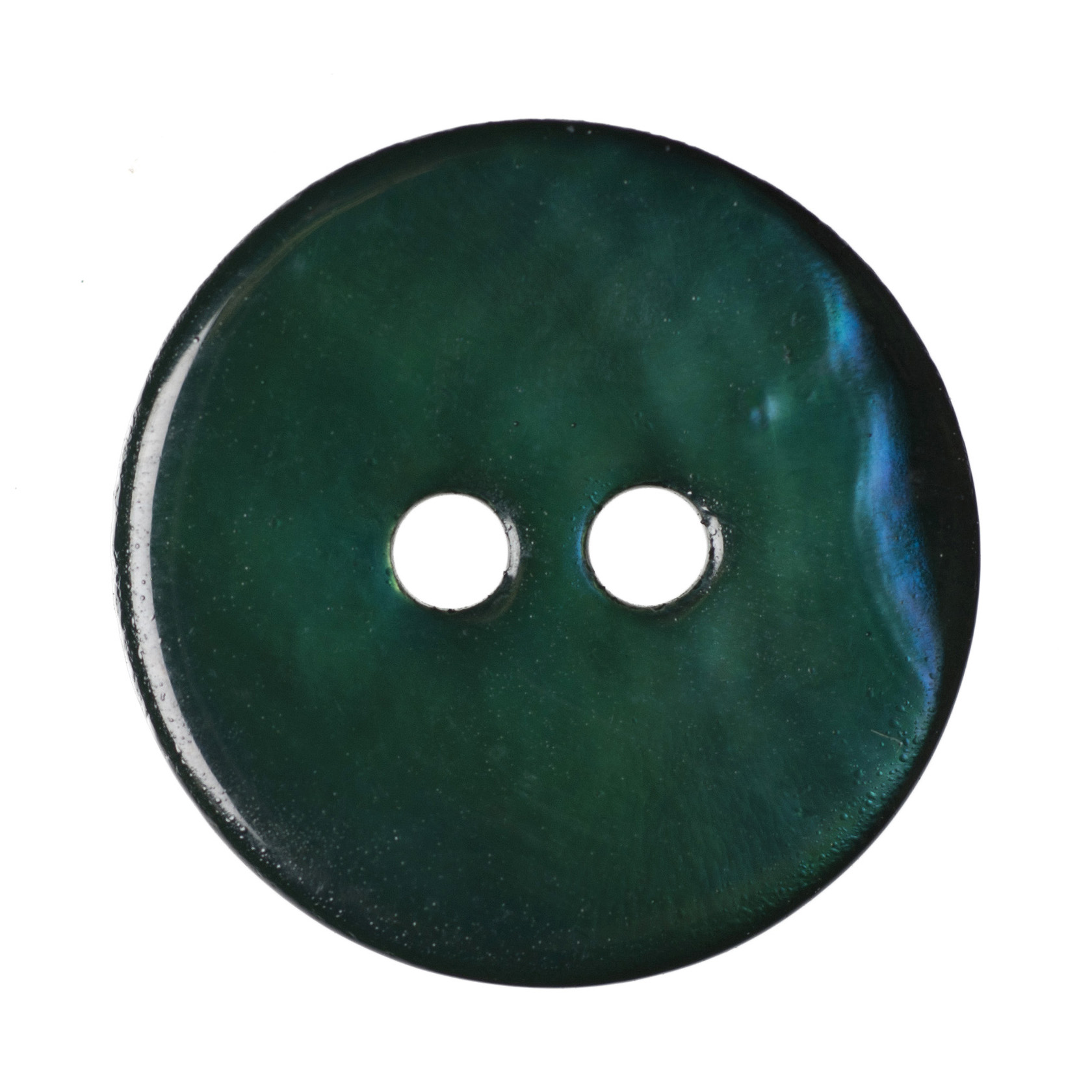 Button: Dyed Agoya Shell: 12mm: Turquoise - Trimits Loose Buttons ...