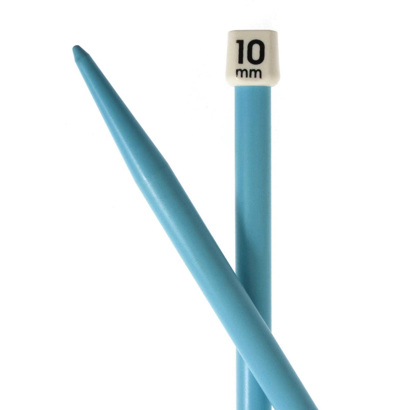 Colour: Knitting Pins: Single-Ended: Plastic: 30cm x 10.00mm - Pony ...