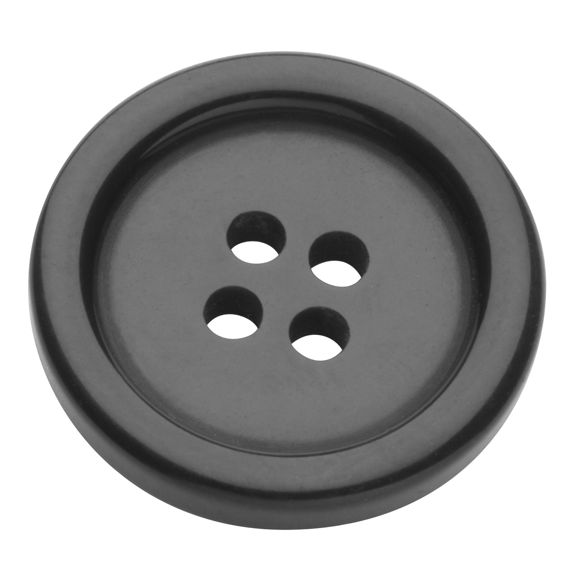 Buttons: Jacket: Black: 20mm: 10 Pieces - Milward - Groves and Banks