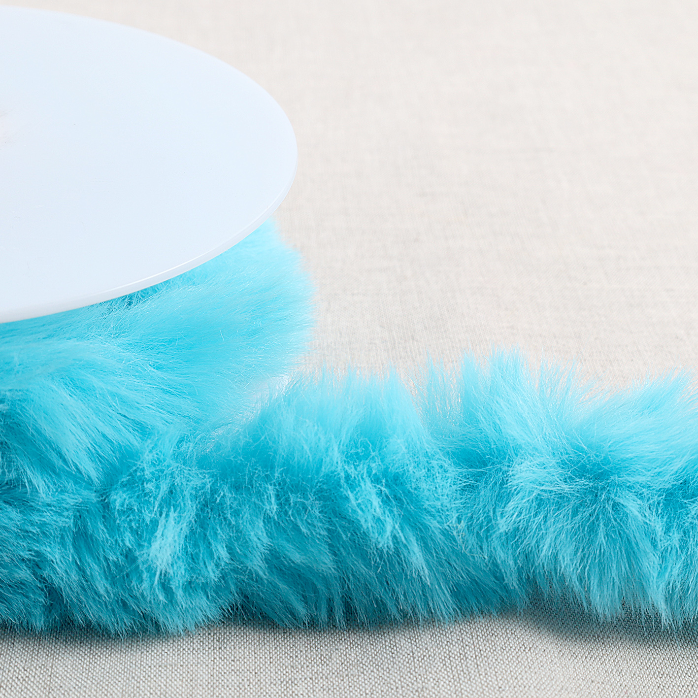 Trim: Piping: Faux Fur: 5m x 50mm: Steel Blue - Stephanoise - Groves ...