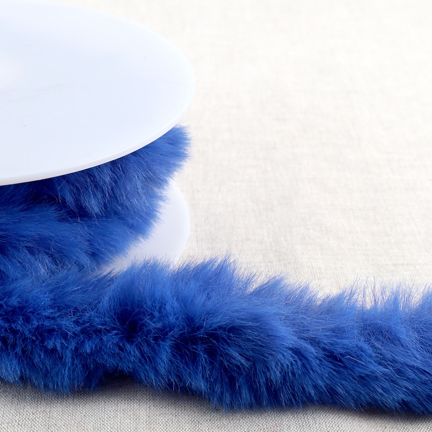 Trim: Piping: Faux Fur: 5m x 50mm: Royal Blue - Stephanoise - Groves ...