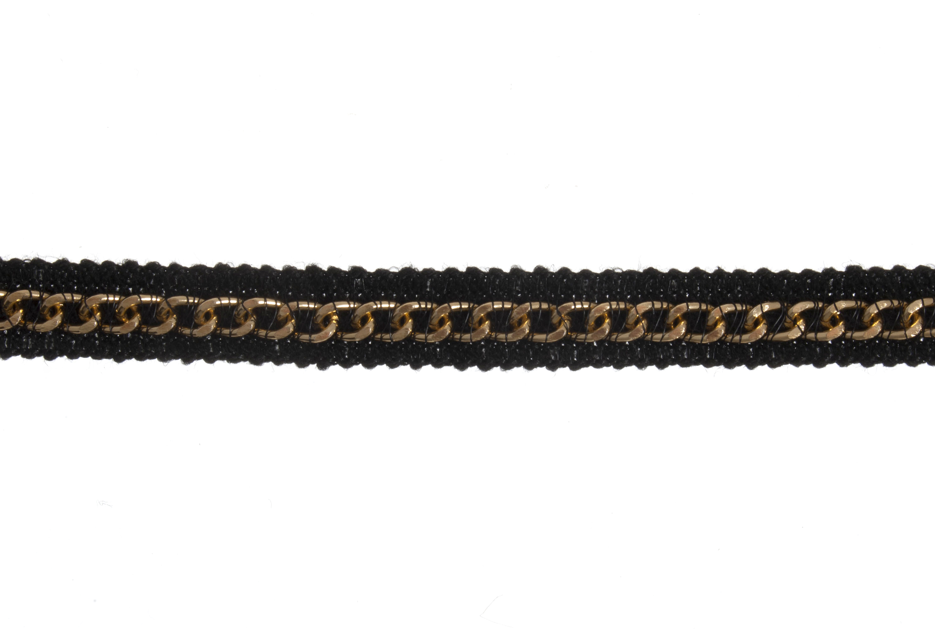 Trim: Chain: On Fabric: 10m x 13mm: Gold - Essential Trimmings - Groves ...