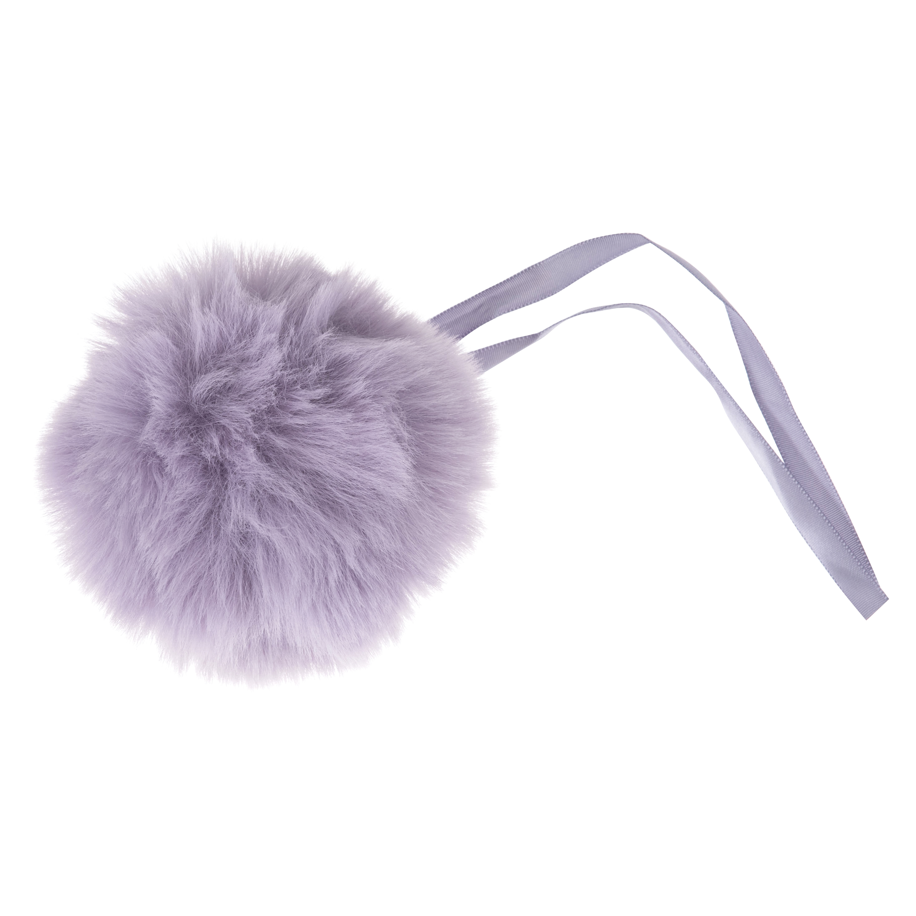 Pom Pom: Faux Fur: 11cm: 1 Piece: Lilac - Trimits - Groves and Banks
