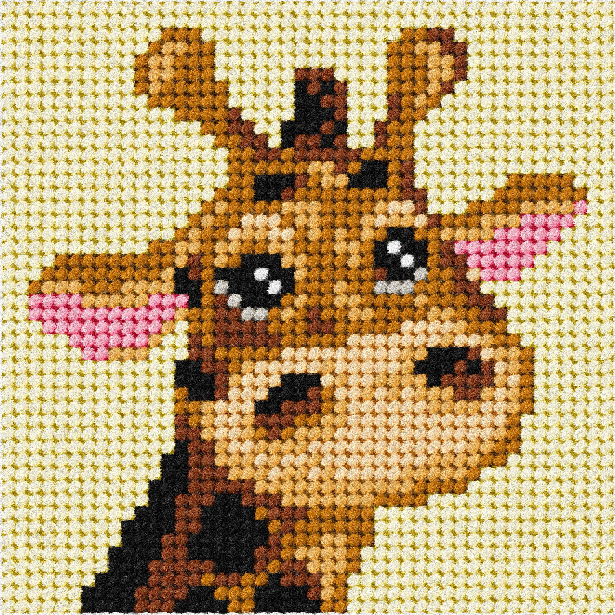 Needlepoint Kit: My First Embroidery: Mini: Giraffe - Orchidea - Groves ...