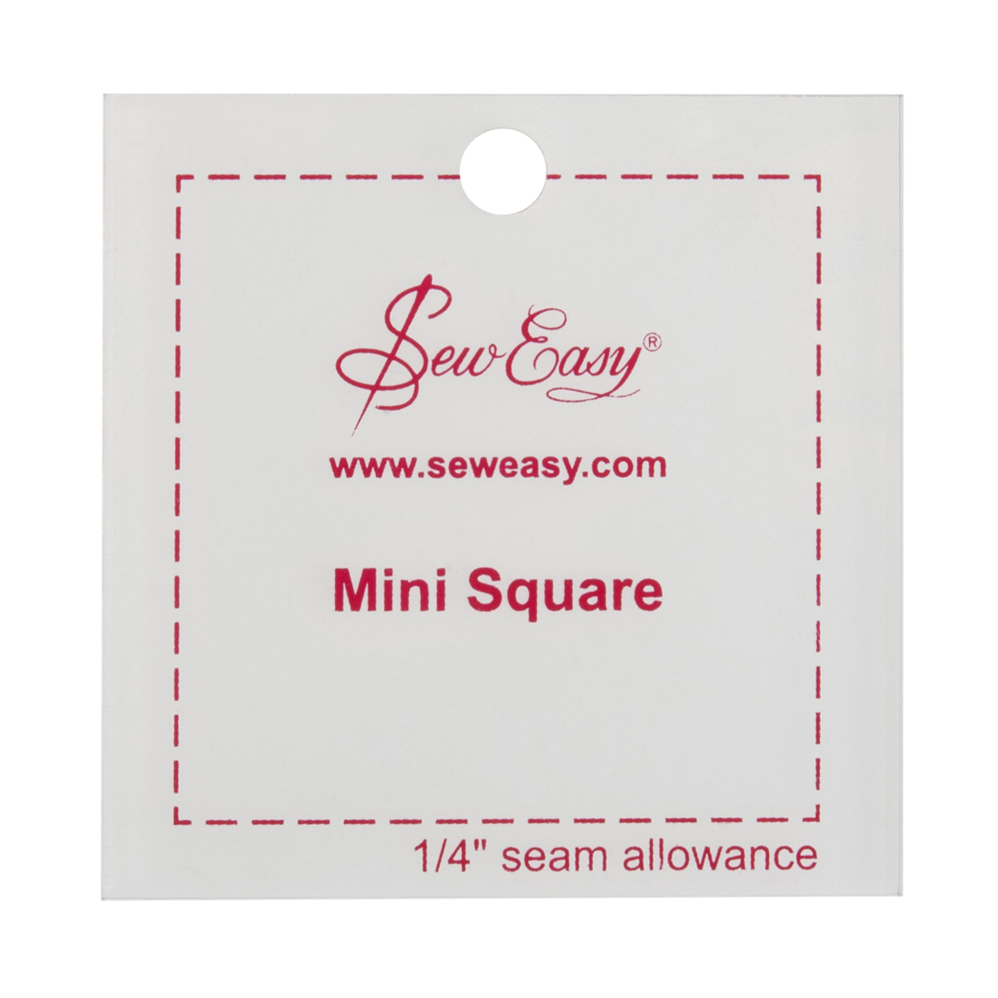Template: Mini: Square: 2.5 x 2.5in - Sew Easy - Groves and Banks