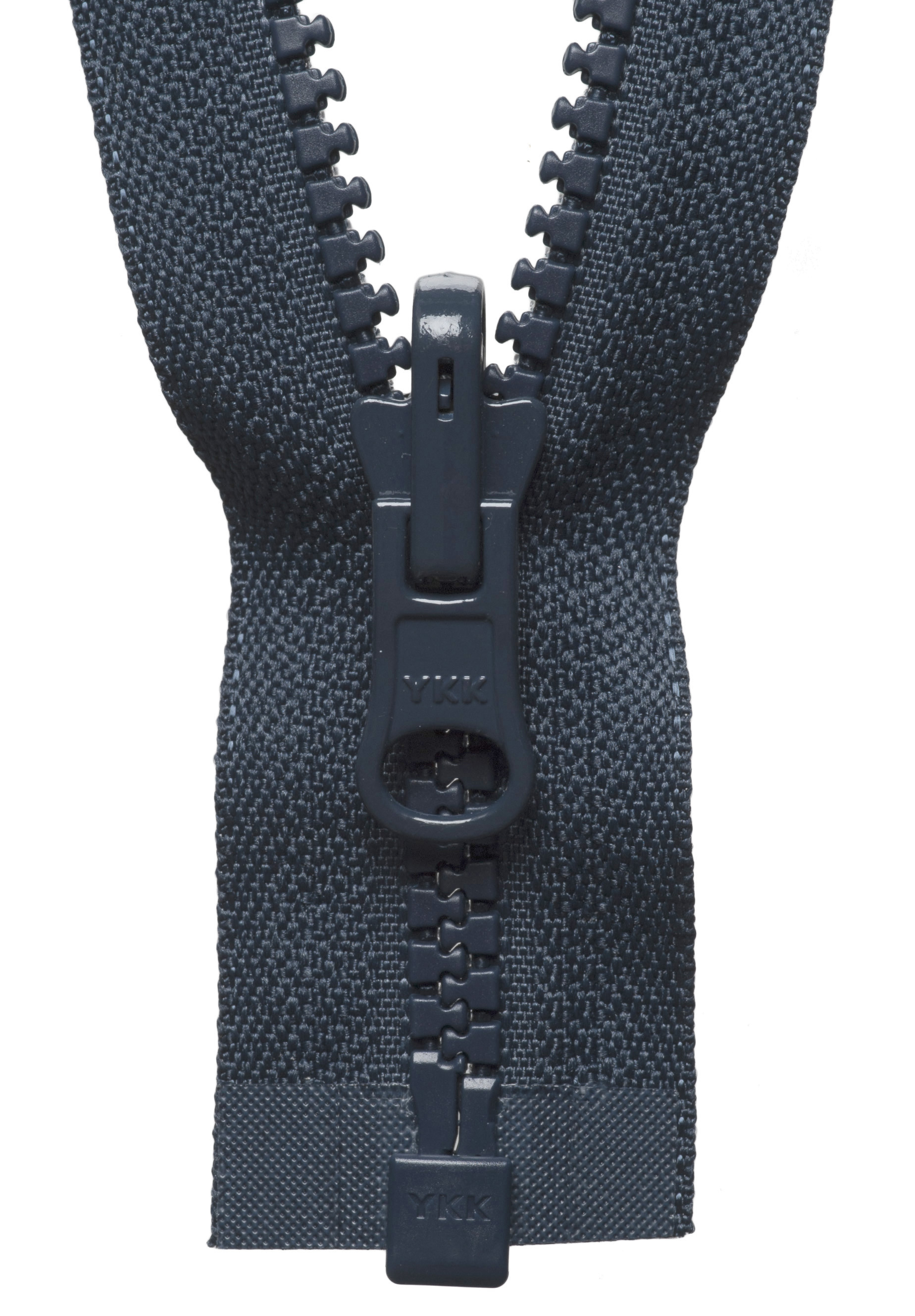 Vislon Flip Over Zip: 61cm: Dark Navy - YKK - Groves and Banks