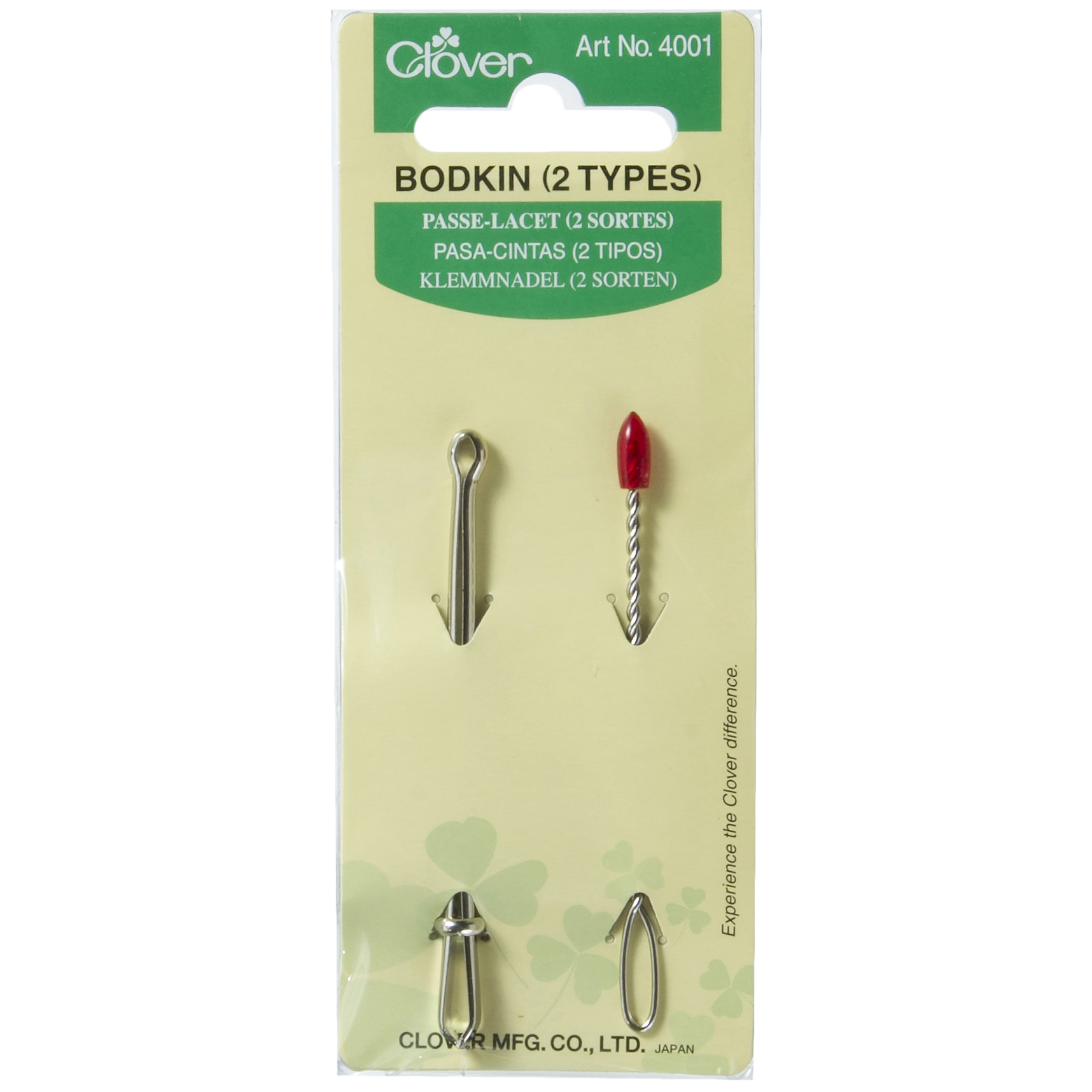 Hand Sewing Needles: Bodkins: 2 Types (3) - Clover - Groves and Banks