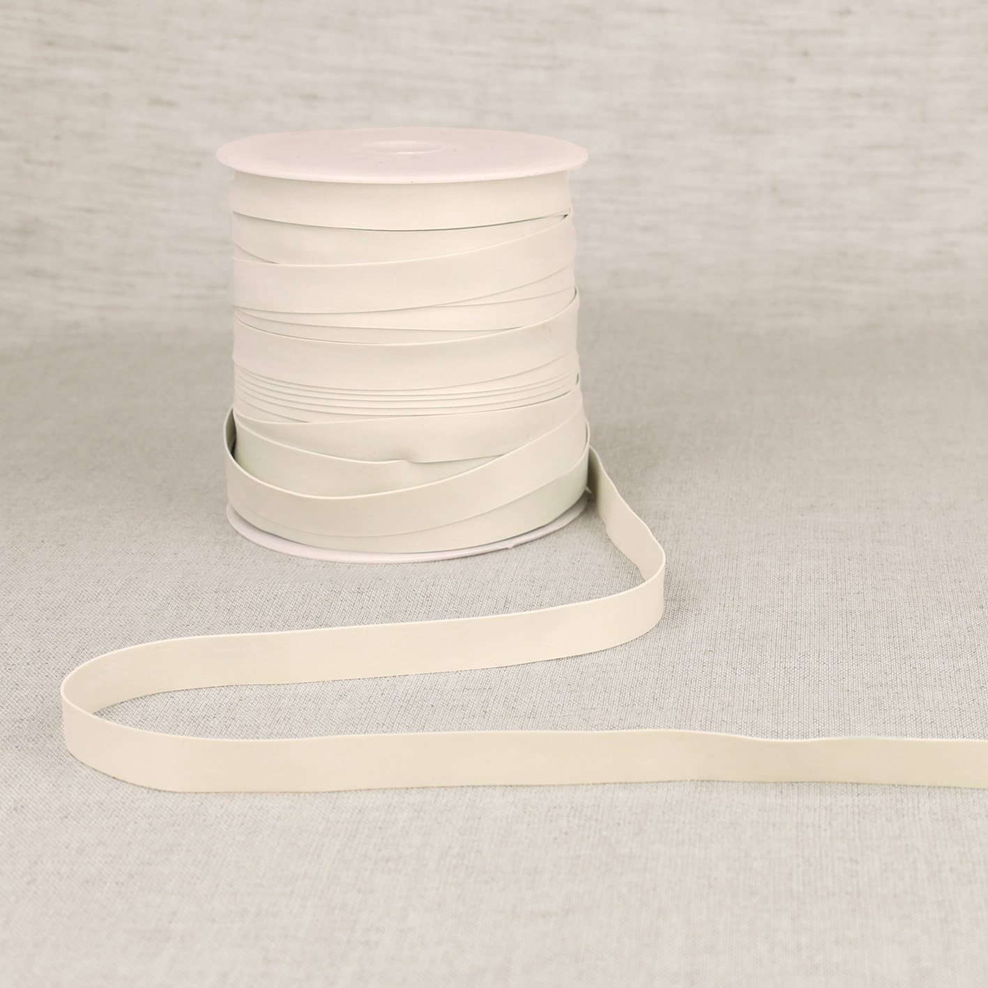 Elastic: Raw: 50m x 10mm: Ivory - Stephanoise - Groves and Banks