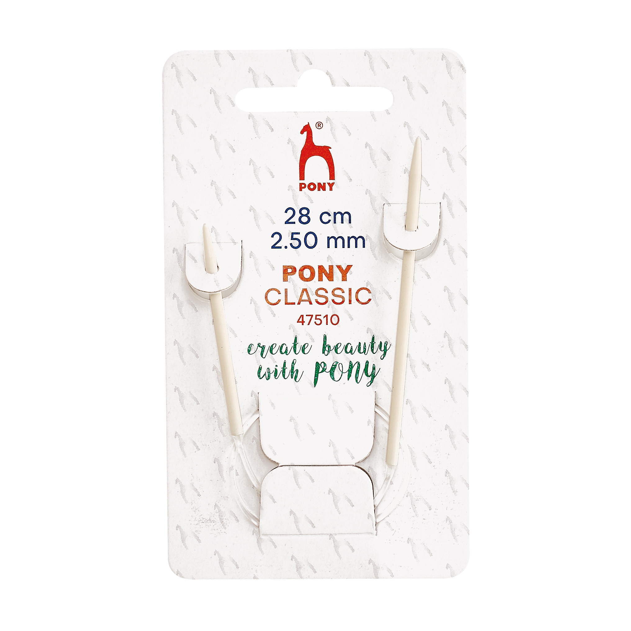 Knitting Pins: Circular: Fixed: Sock: 28cm x 2.50mm - Pony - Groves and ...