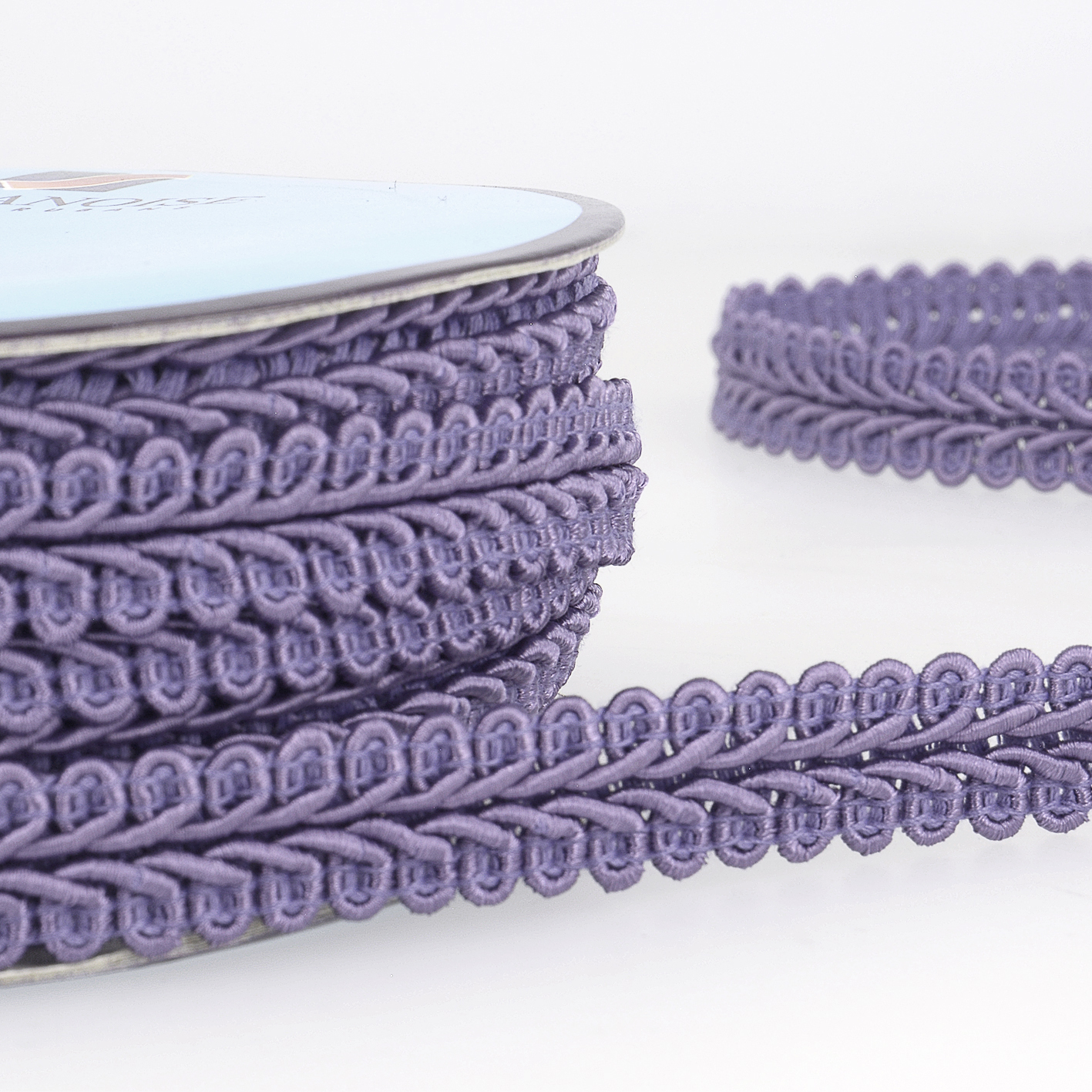 Trim: Gimp Braid: 20m x 15mm: Violet - Stephanoise - Groves and Banks