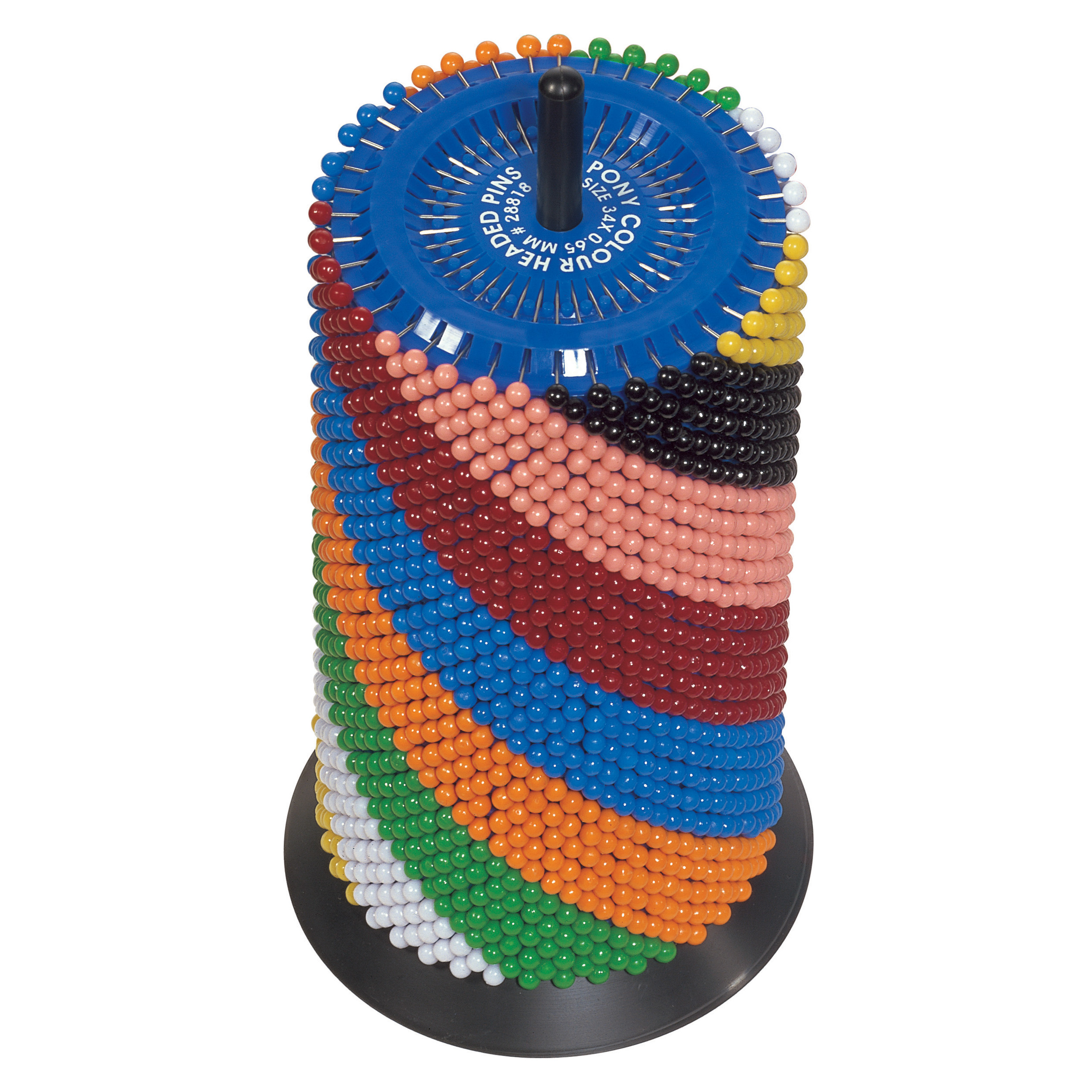 Counter Display Unit: Colour Headed Pins: 50 Pieces - Pony - Groves and ...