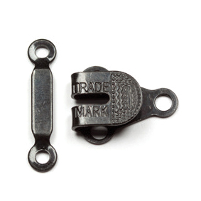 Hook and Bar: Large: Black: Pack of 3 - Hemline - Groves and Banks