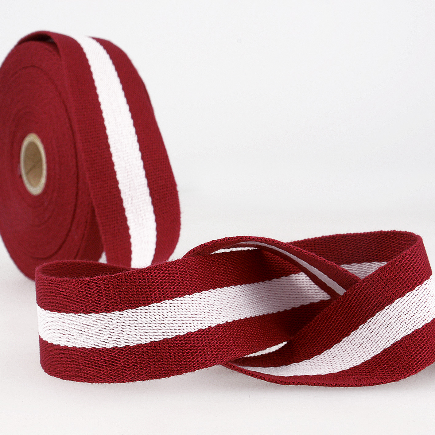 Trim: Webbing: Polyester: 10m x 40mm: Burgundy - Stephanoise - Groves ...