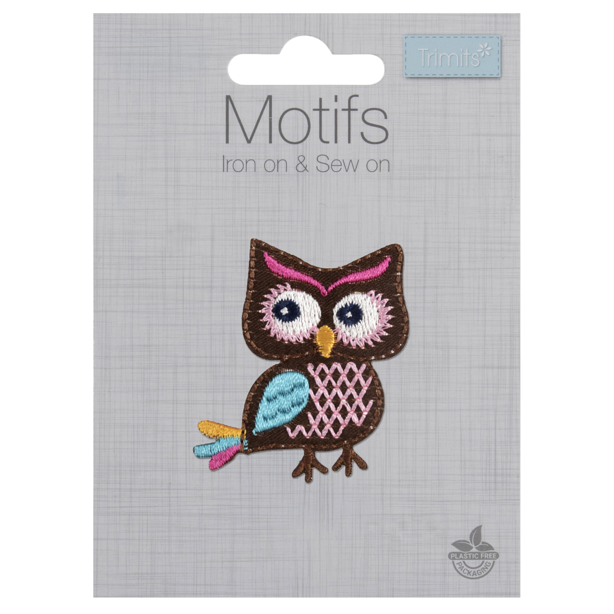 Motif A: Colourful Owl - Trimits - Groves and Banks