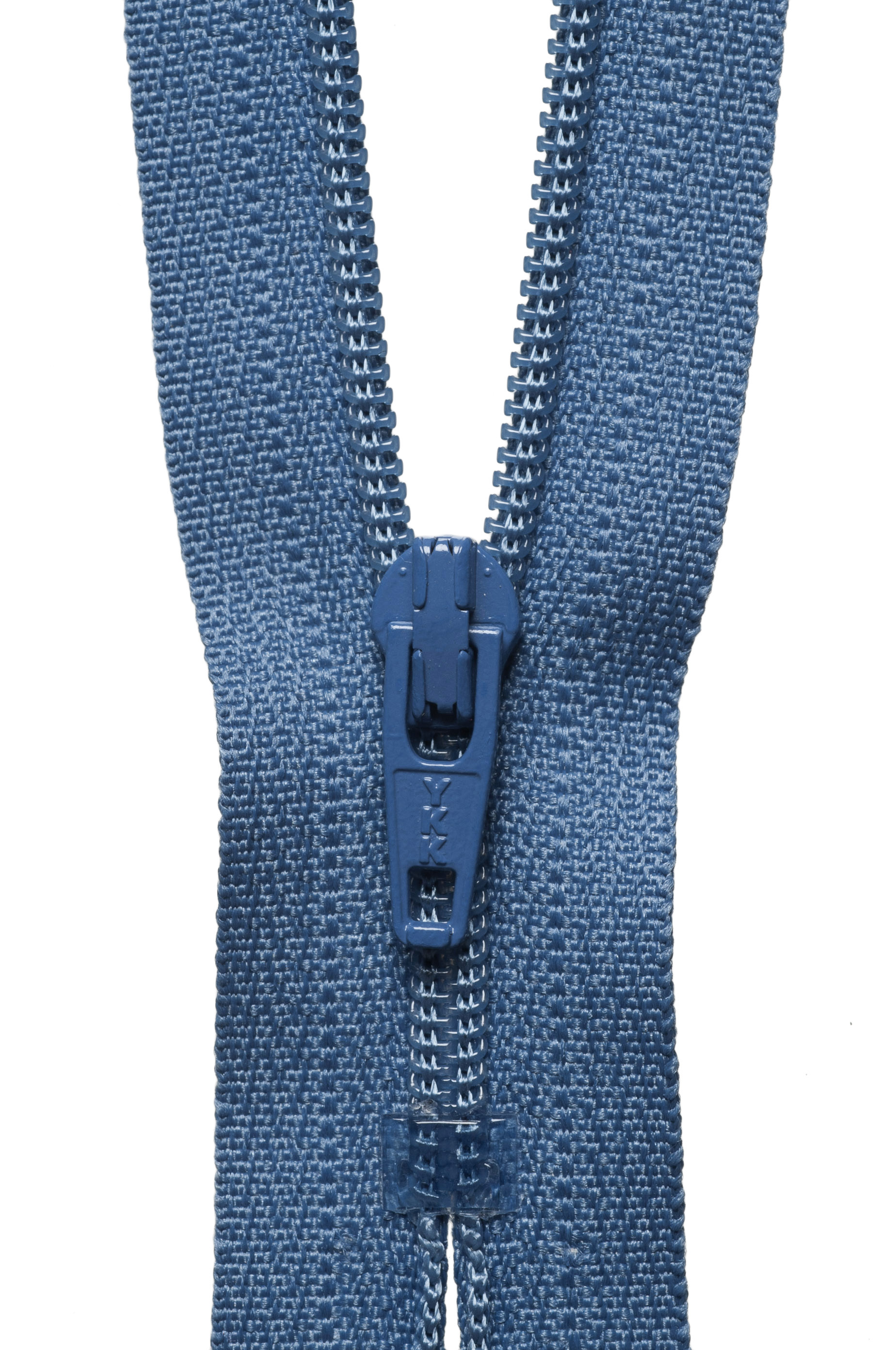 Nylon Dress and Skirt Zip: 36cm: Slate Blue - YKK - Groves and Banks