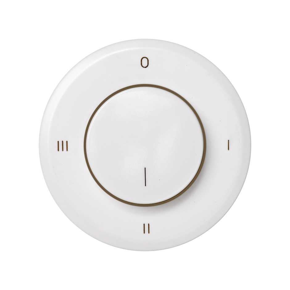 Cover for 2-way rotary switch with 4 positions and 0-I-II-III symbol ...