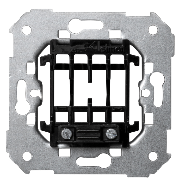 Wire outlet mechanism with 4 double terminals and clamping flange | SIMON