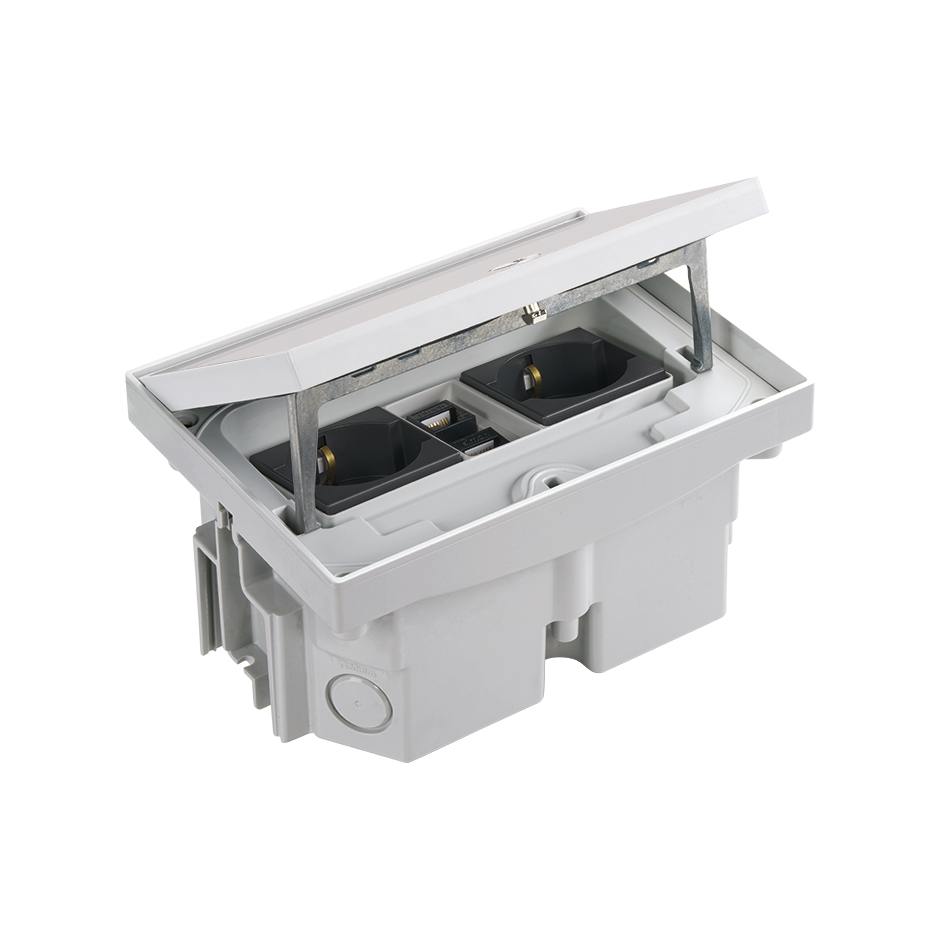 IP66 Porta-mecanismos e quadro manual com 2 tomadas italiana P40 e 2 ...