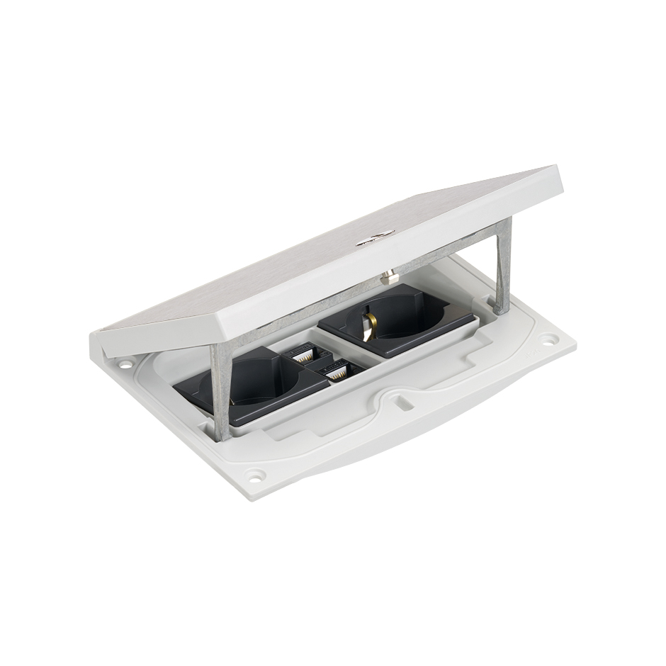 IP66 Porta-mecanismos e quadro manual com 2 tomadas italiana P40 e 2 ...