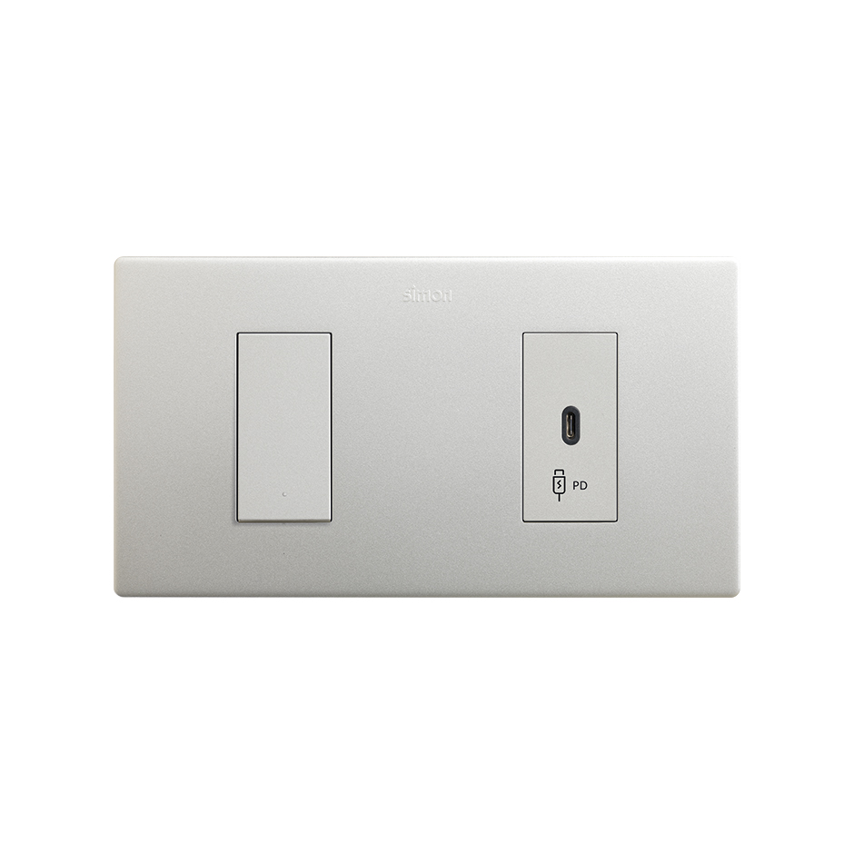 Carregador USB C 20W Power Delivery alumínio Simon 270 | SIMON