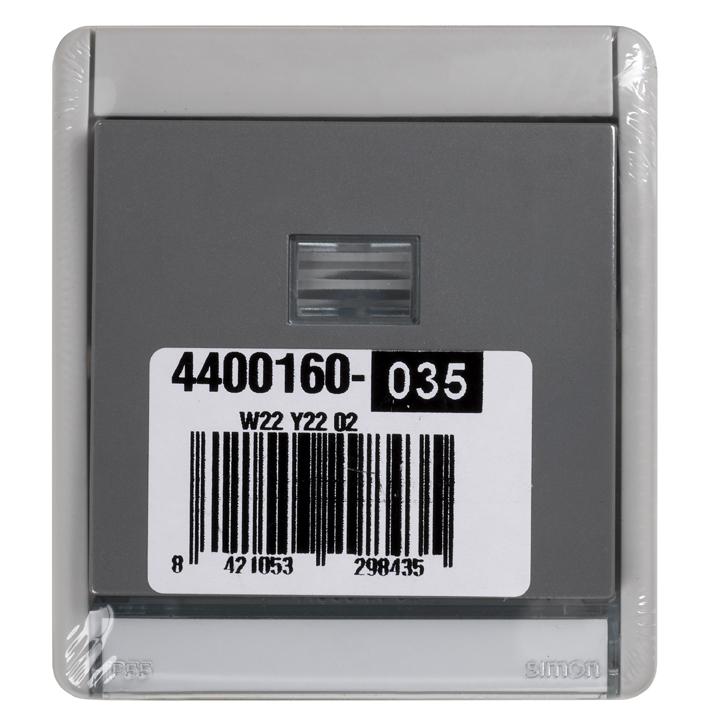 Composable push button IP55 10AX 250V~ with integrated light indicator ...