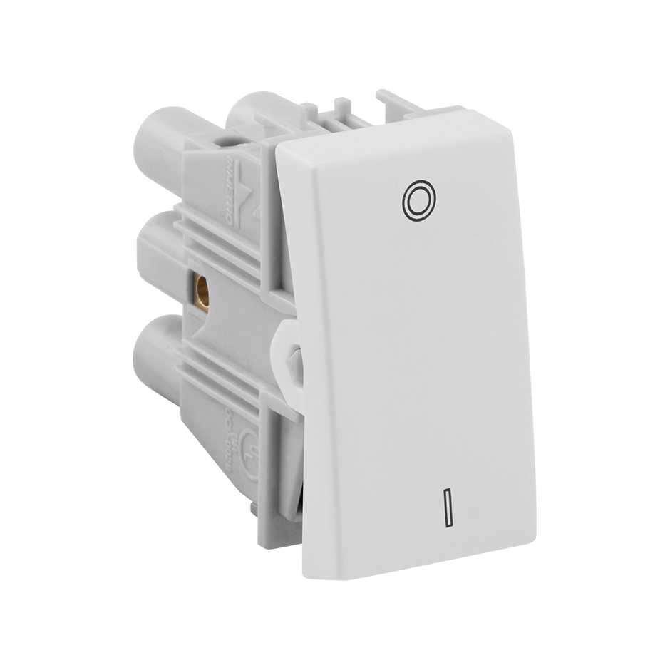 Interruptor bipolar paralelo 10 A 250V~ branco Simon 35 | SIMON