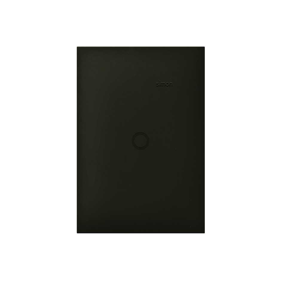 Placa cega 4x2 preto fosco Simon 35 | Simon
