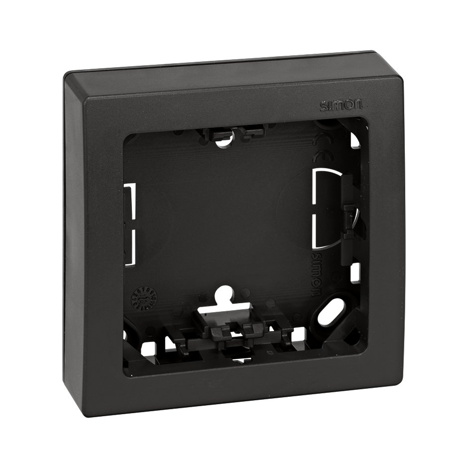 Frame with base for 1 element graphite Simon 73 Loft | SIMON