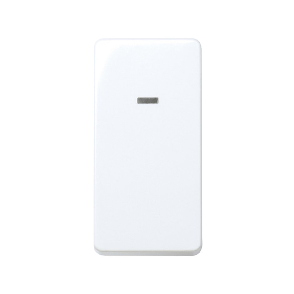 Single-pole switch 10AX 250V~ for half element with built-in pilot ...