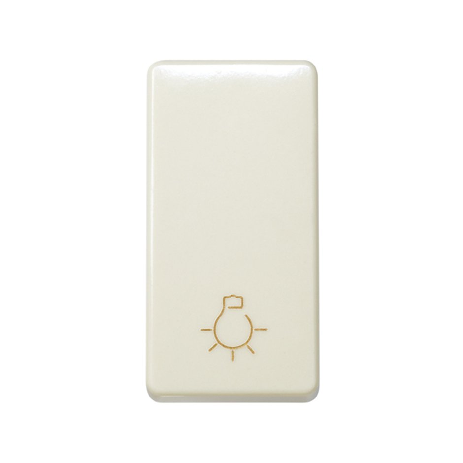 Push-button switch with light symbol 10A 250V~ for half element with ...