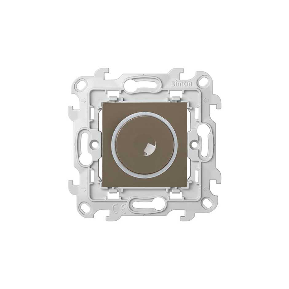 Dimmer switch 500W - 230V~ with screw connection brown Simon 24 ...