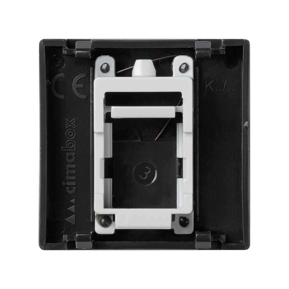 Voice and data flat plate with dust cover for 1 element for 1 Panduit ...