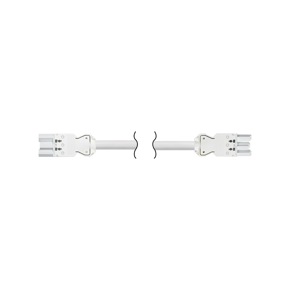 Quick connection patch cord female-male RZ - 0.6 kV of 3 poles with 8 ...