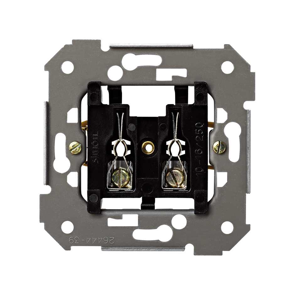 Two-pole socket outlet 16A 250V~ with fast terminal connection system ...