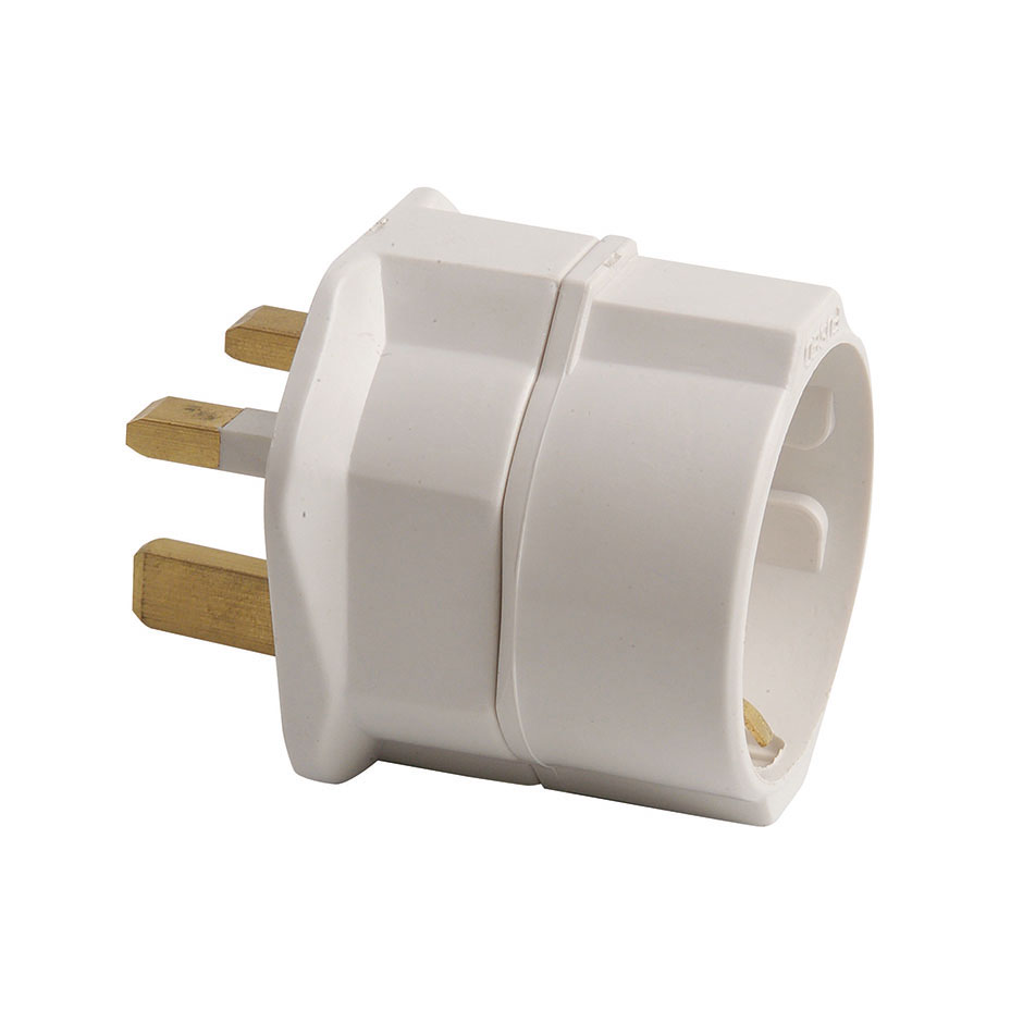 Adaptador de viagem de tomada schuko de 16 A para tomada inglesa da | SIMON