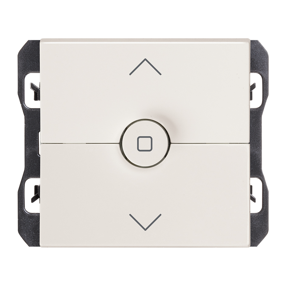 Blinds switch 230V~ with 3 positions: up, down and stop matt white ...