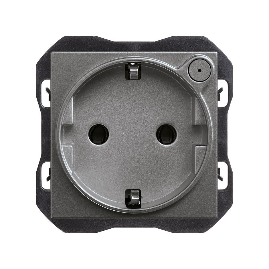 Schuko socket outlet Simon iO 16A 230 V~ with screw terminal system ...