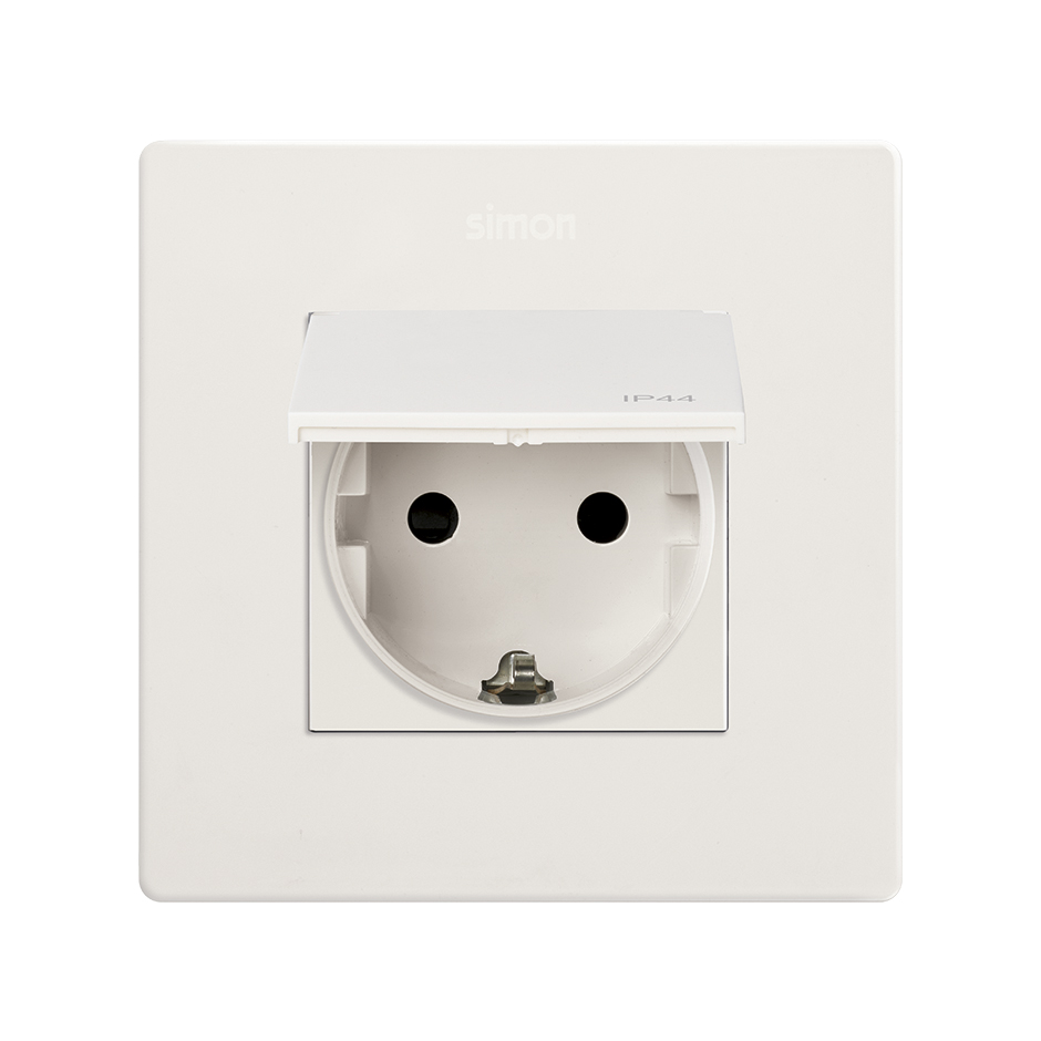 Schuko socket outlet 16A 250V~ with screw terminal connection system ...