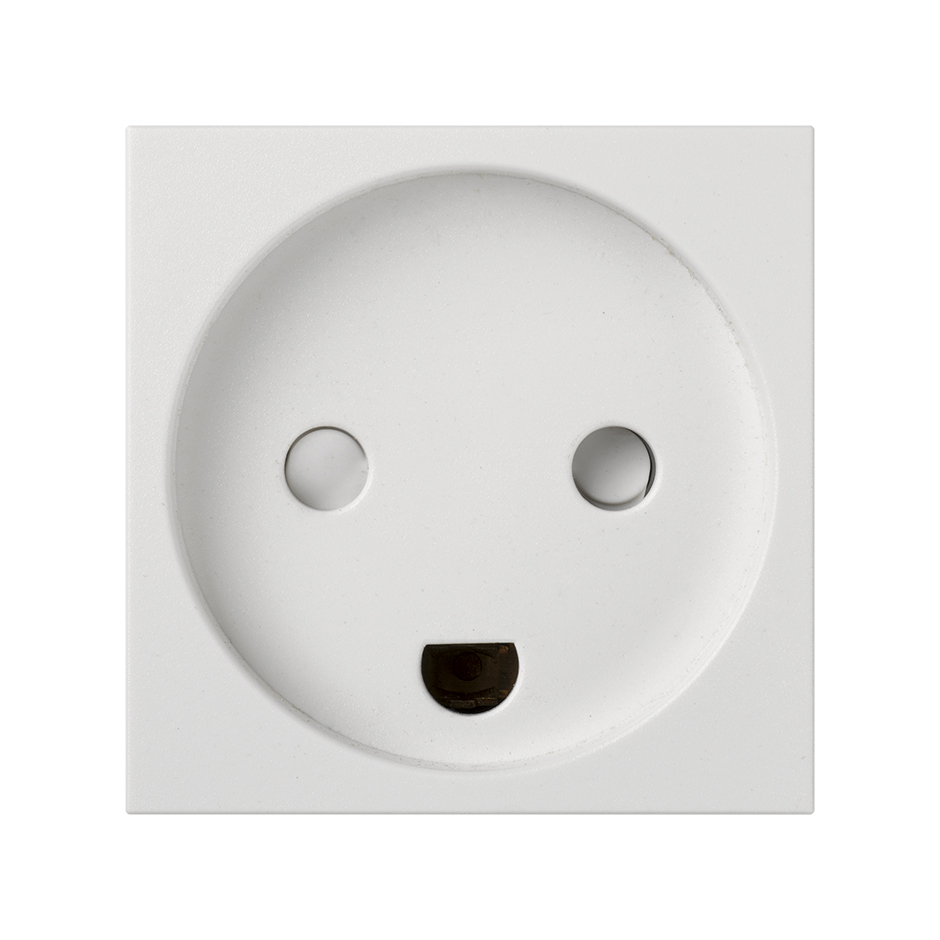Danish socket outlet 13A with screw terminal connection 2 elements ...