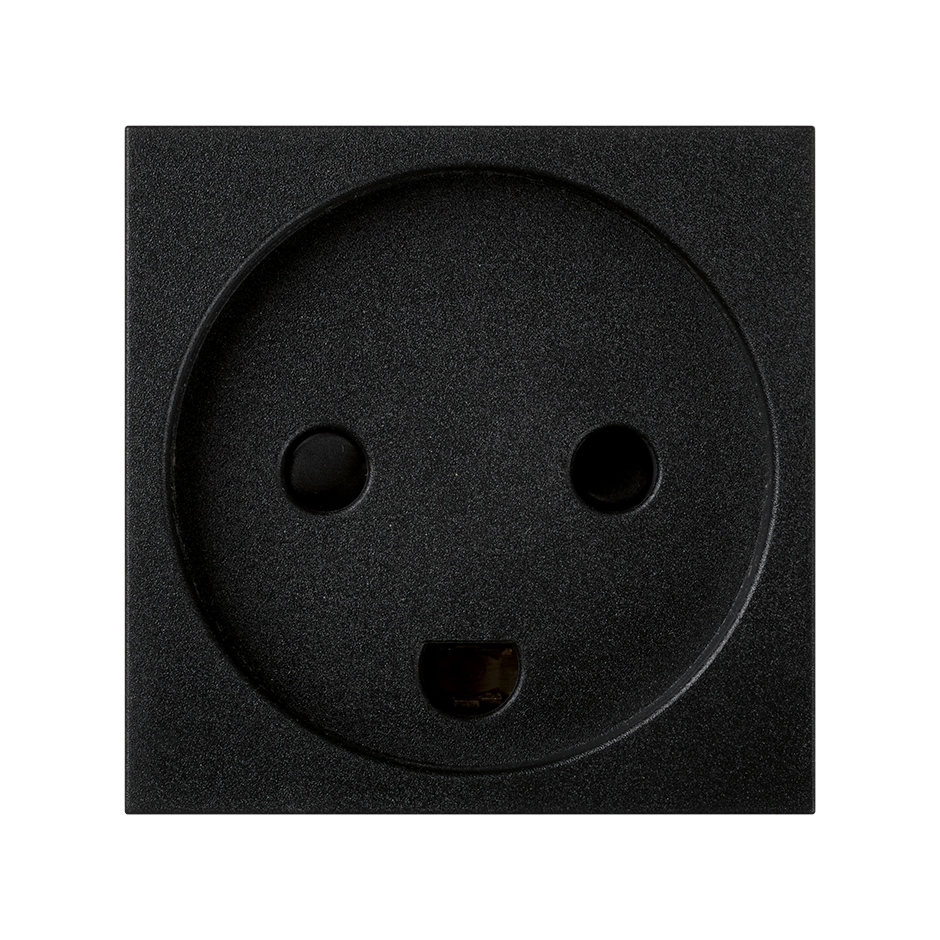 Danish socket outlet 13A with screw terminal connection 2 elements ...