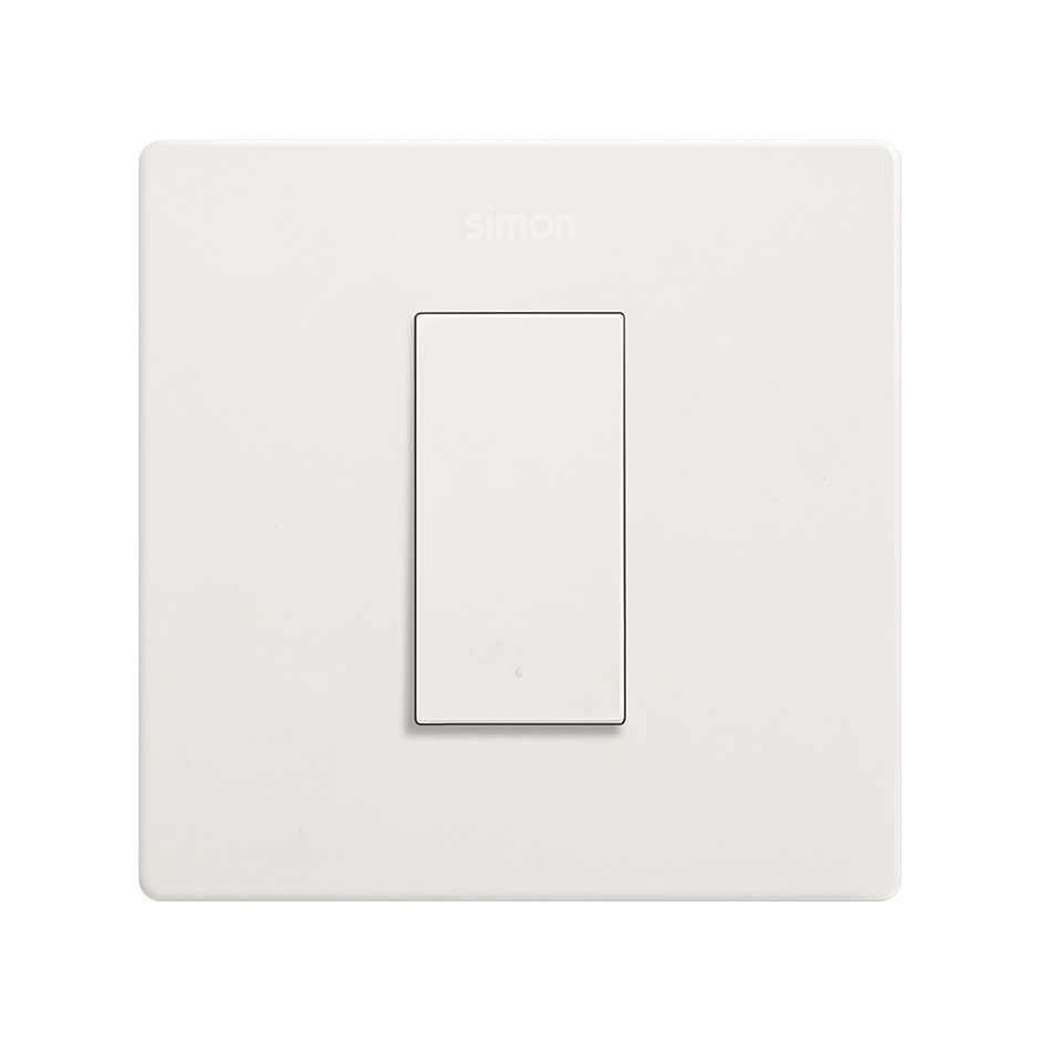 Single-pole push-button switch 10AX 230V~ with narrow rocker and fast ...