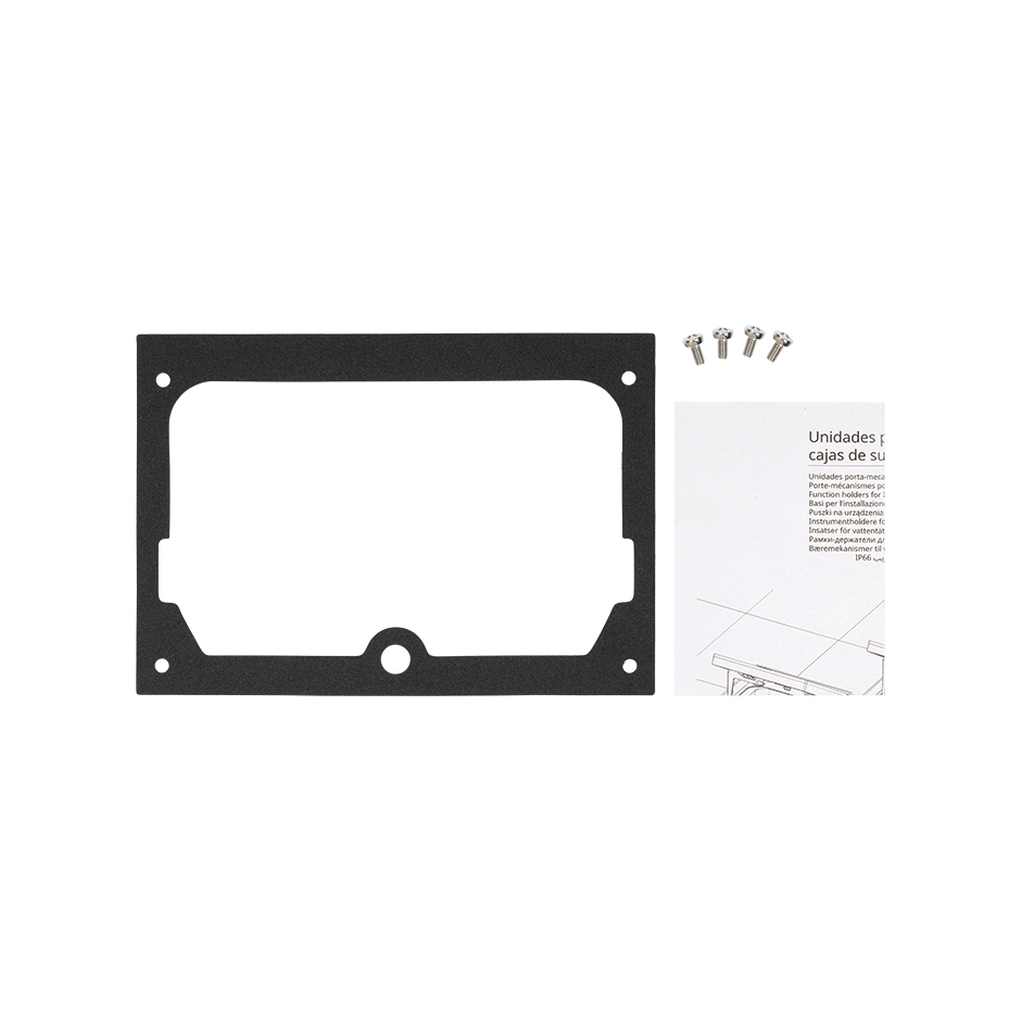 IP66 Platine et cadre manuel avec 2 schuko et RJ45 5e UTP | SIMON