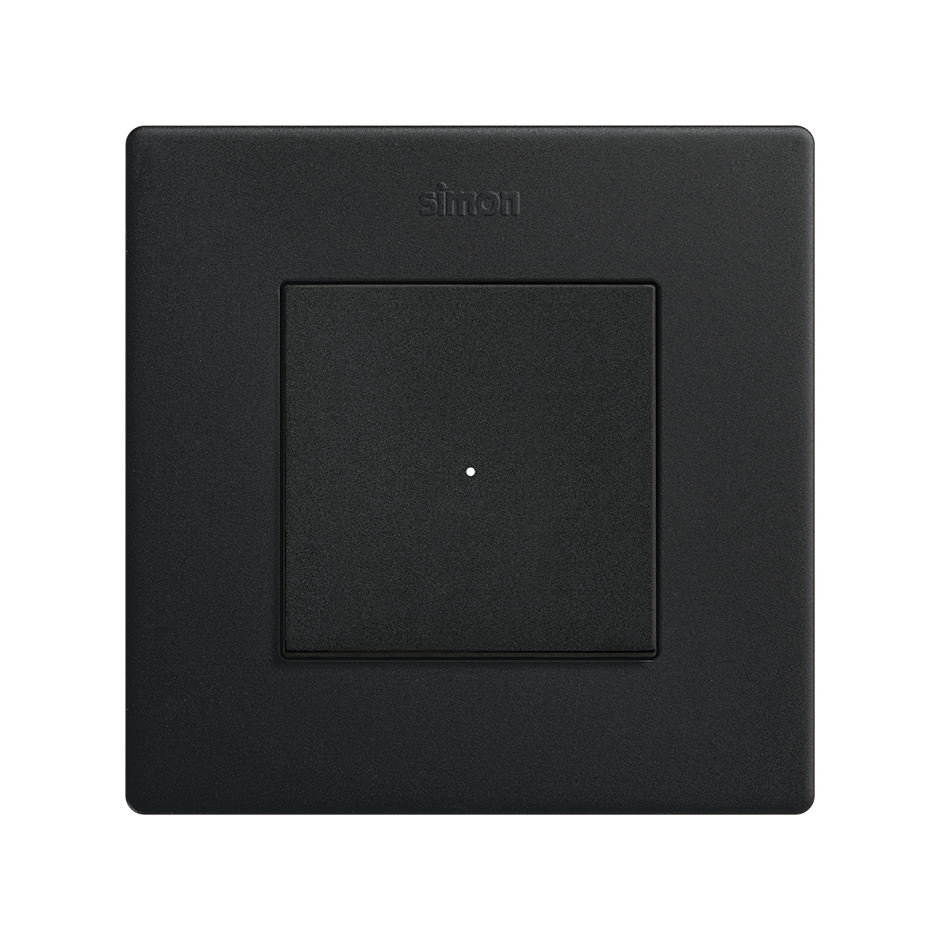 Simon iO electronic 2-way switch 2-wire matt black Simon 270 | SIMON