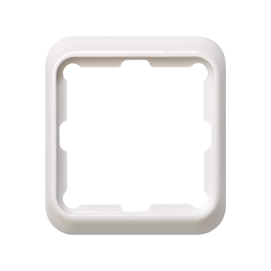 Frame for 1 element white Simon 75 | SIMON