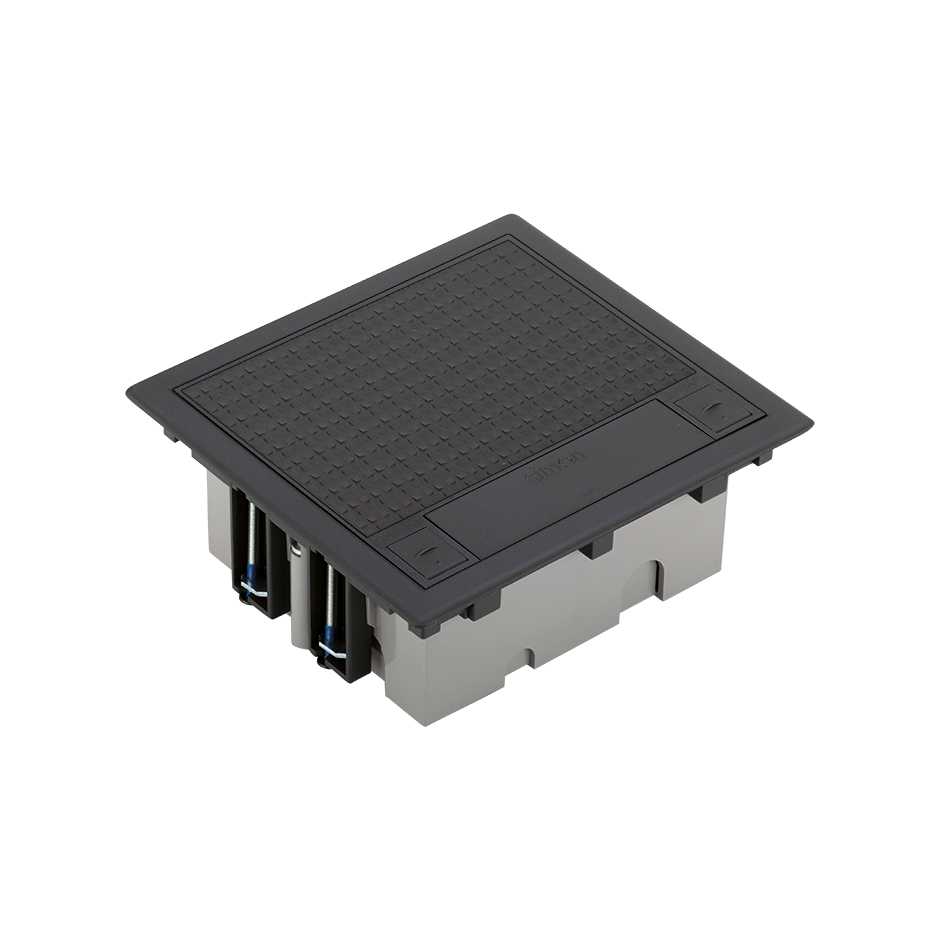 Adjustable floor box with 4 elements for installation in Simon K45 ...