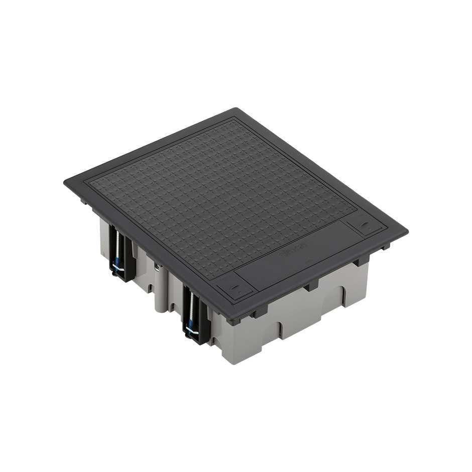Adjustable floor box with 6 elements for installation in Simon K45 ...