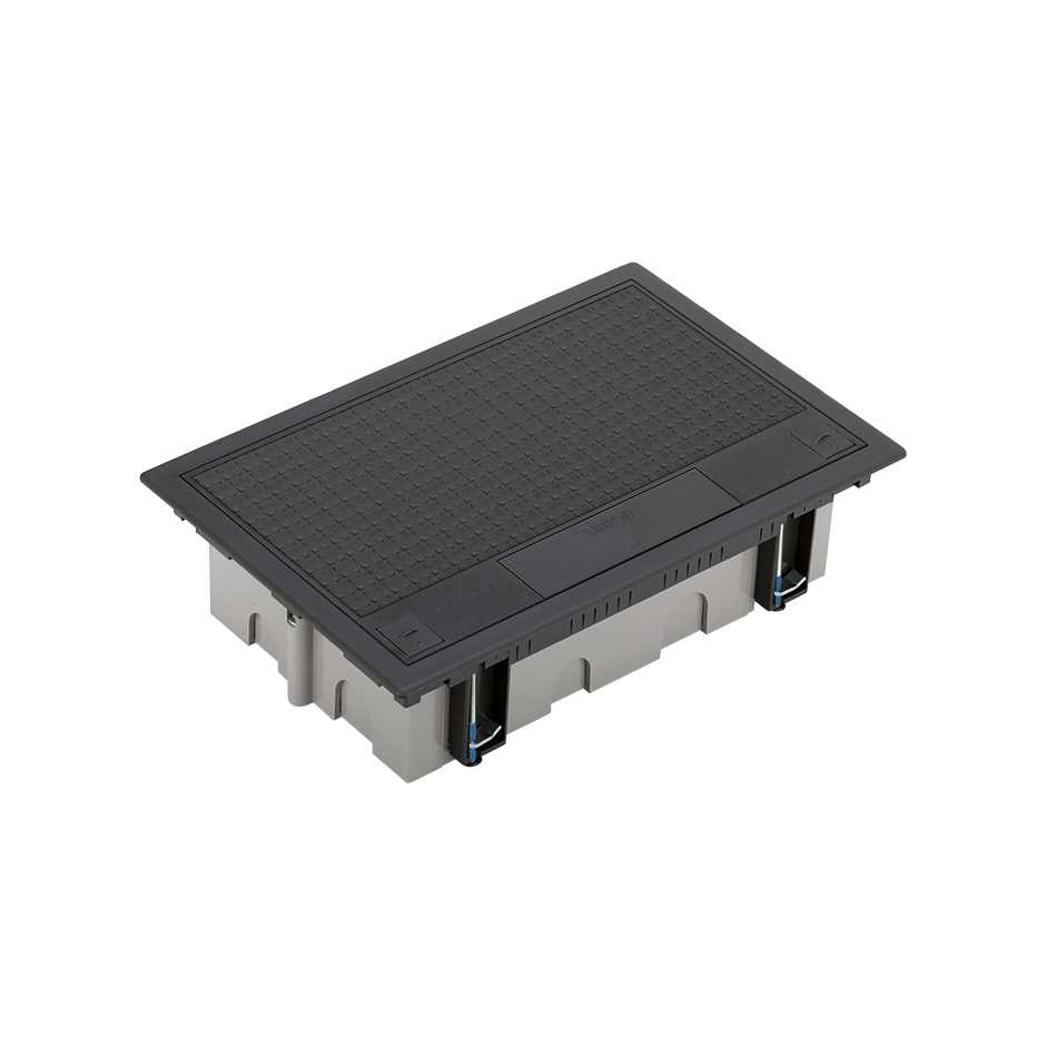 Adjustable floor box with 8 elements for installation in Simon K45 ...