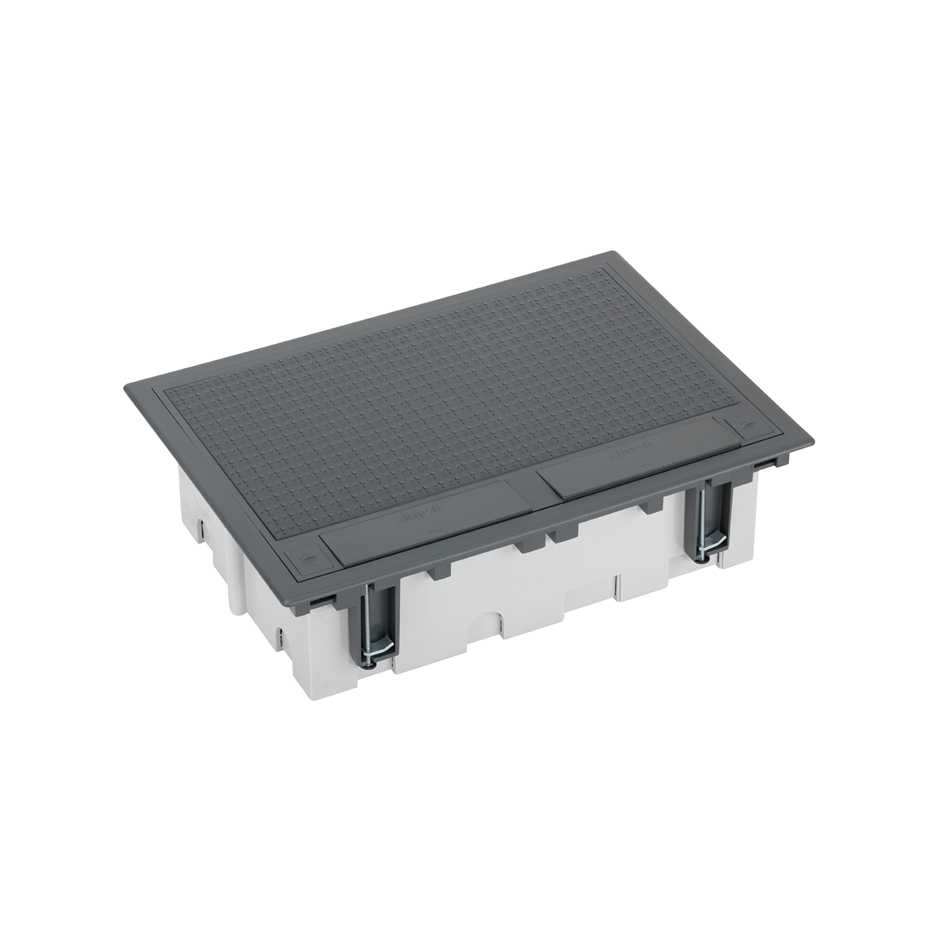 Adjustable floor box with 12 elements for installation in Simon K45 ...