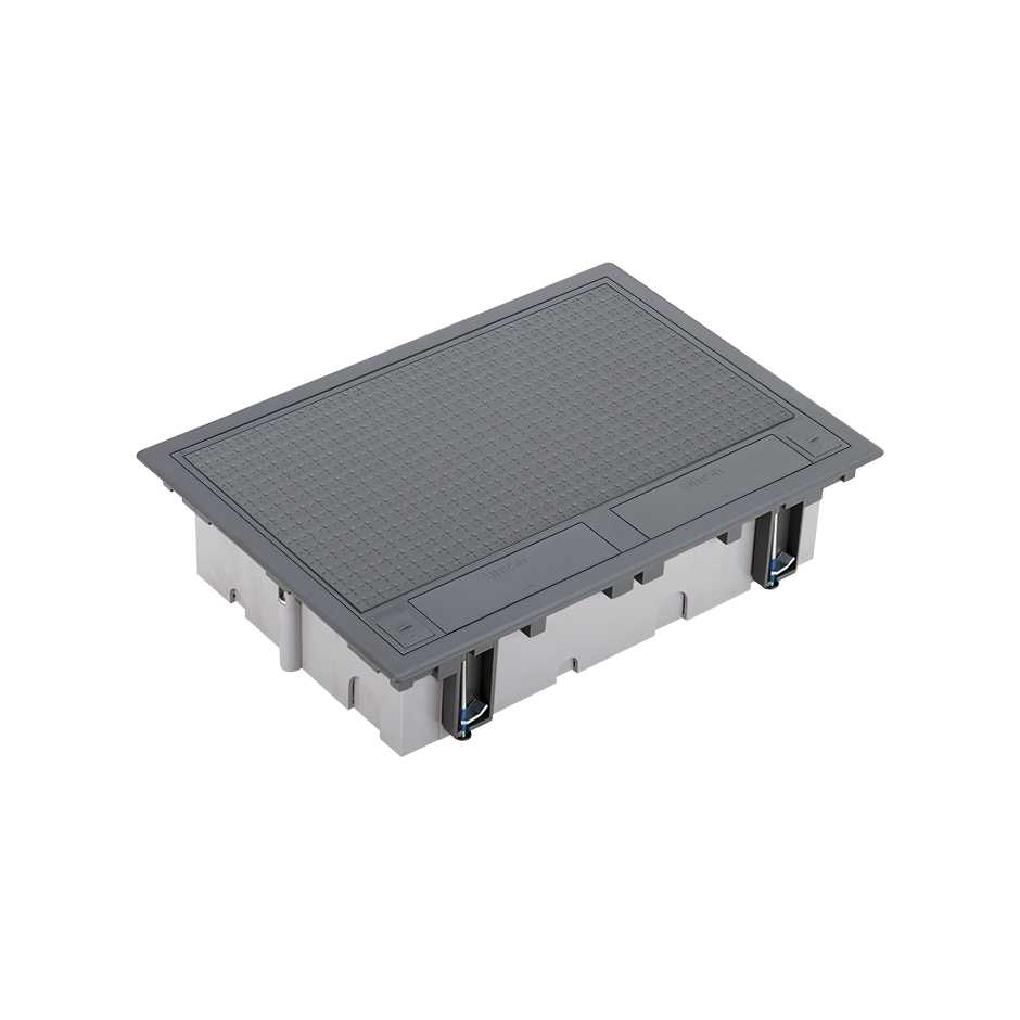 Adjustable floor box with 12 elements for installation in Simon K45 ...